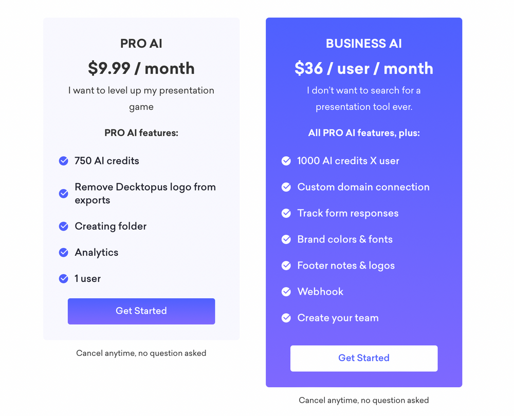 Decktopus — AI інструмент для створення презентацій