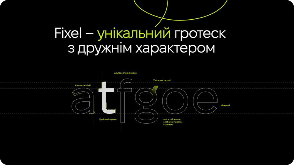 Fixel — безкоштовний український шрифт від MacPaw