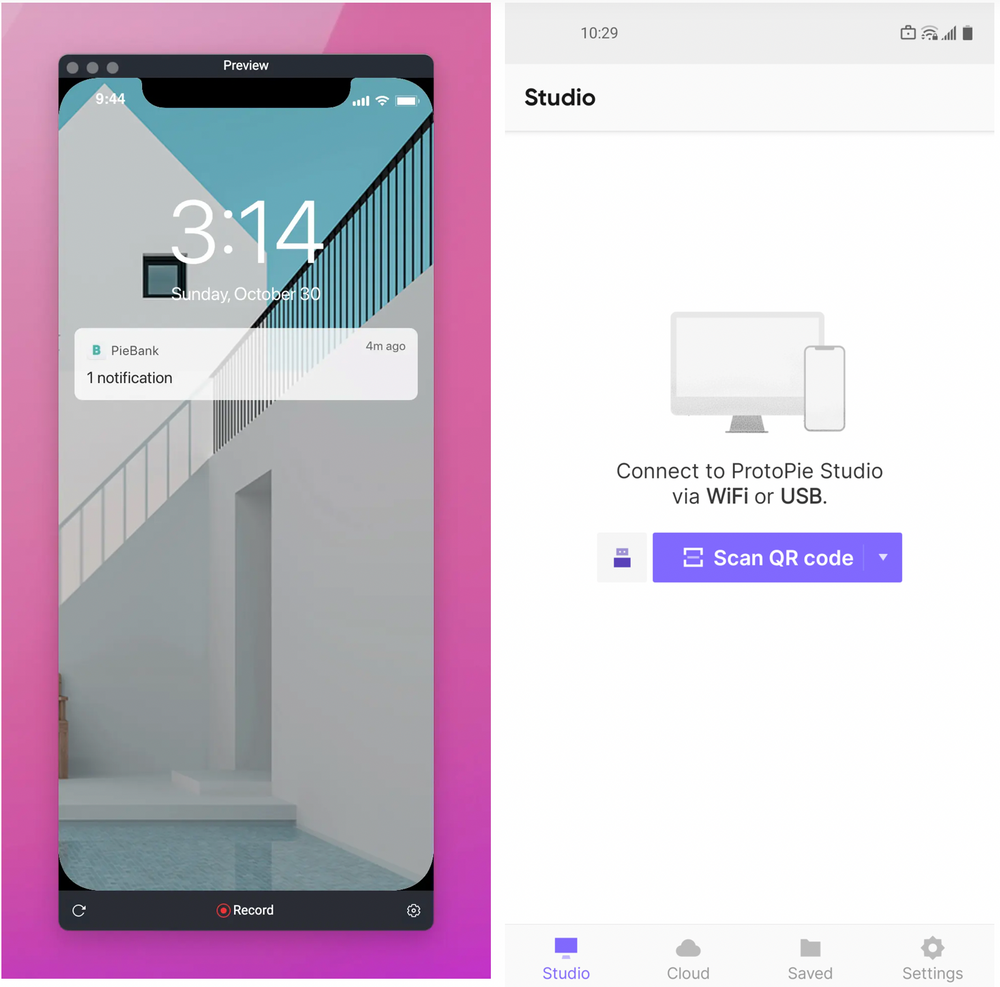 ProtoPie — AI додаток для створення та тестування прототипів
