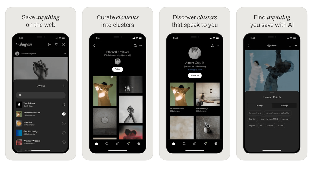 Cosmos – альтернатива Pinterest для творчих людей