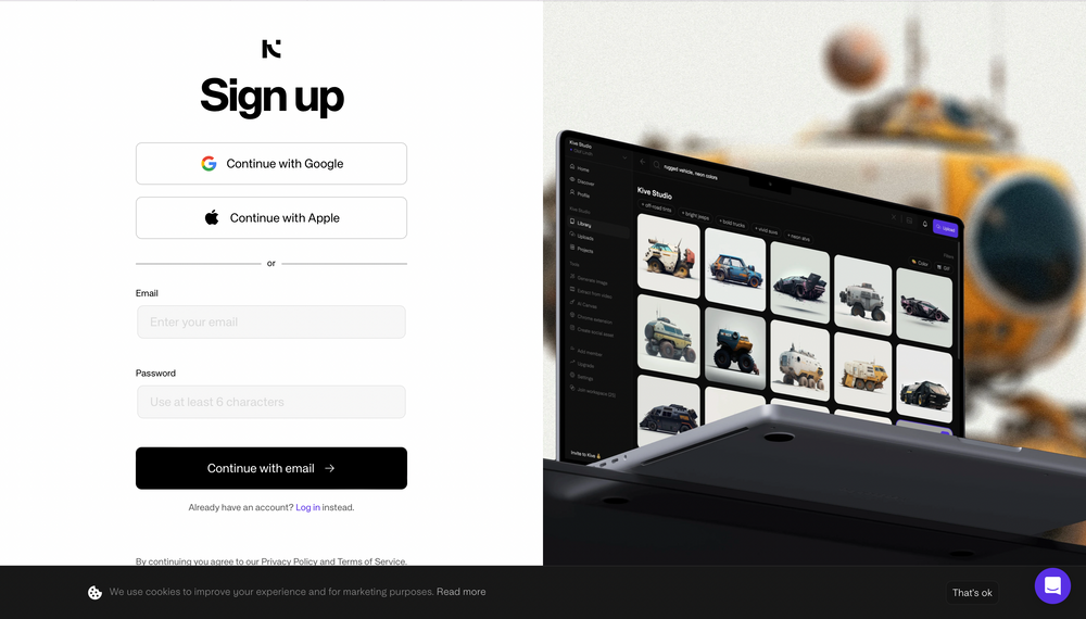 Kive — AI бібліотека для організації візуальних елементів та створення ...