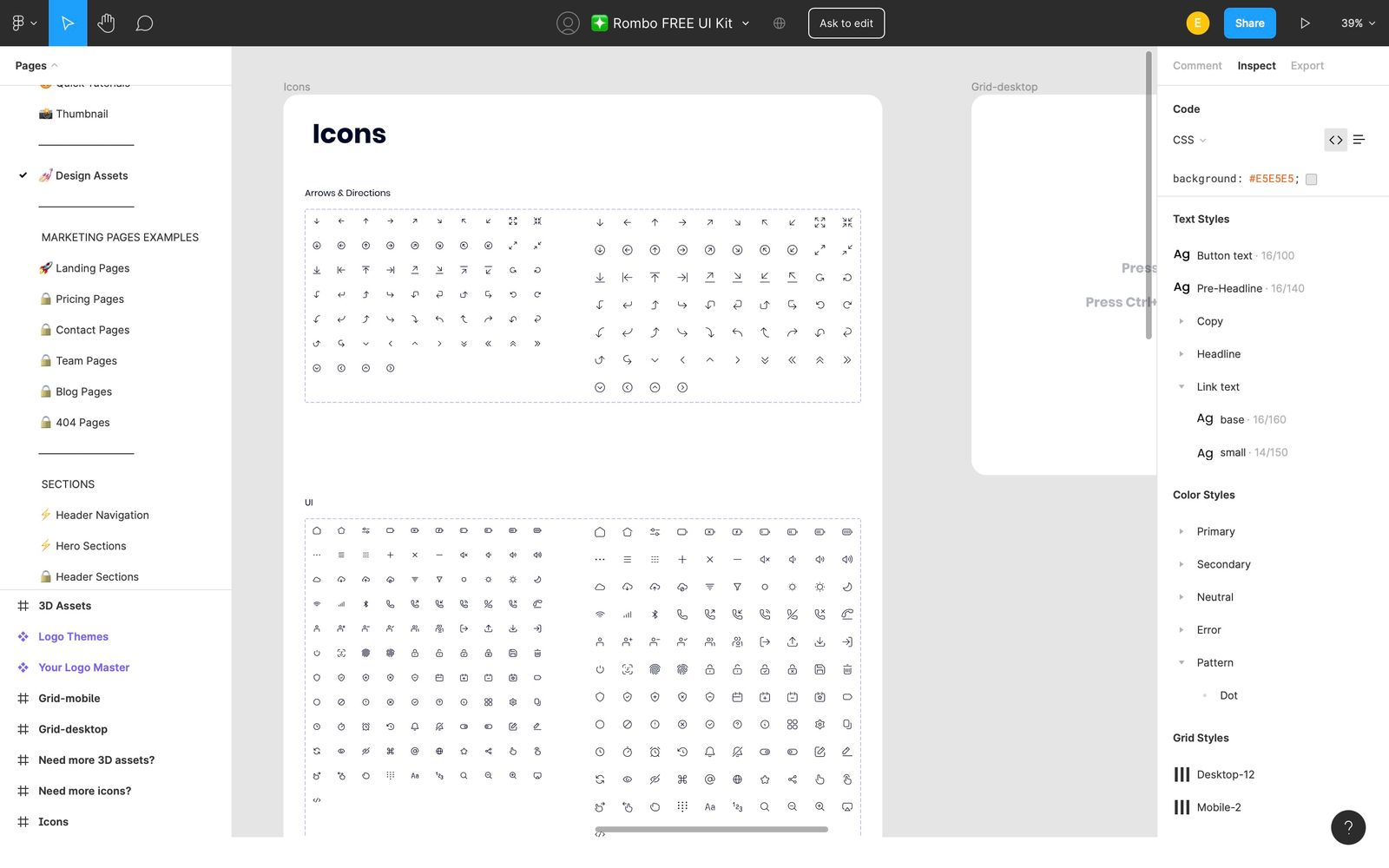 Rombo - умная дизайн-система для Figma