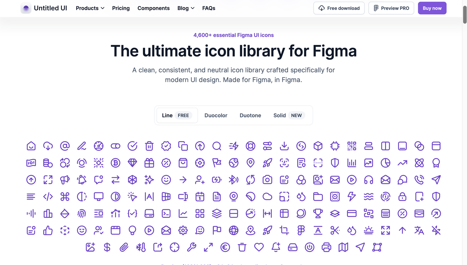 Untitled UI – колекція користувацьких інтерфейсів, іконок, PSD-файлів ...