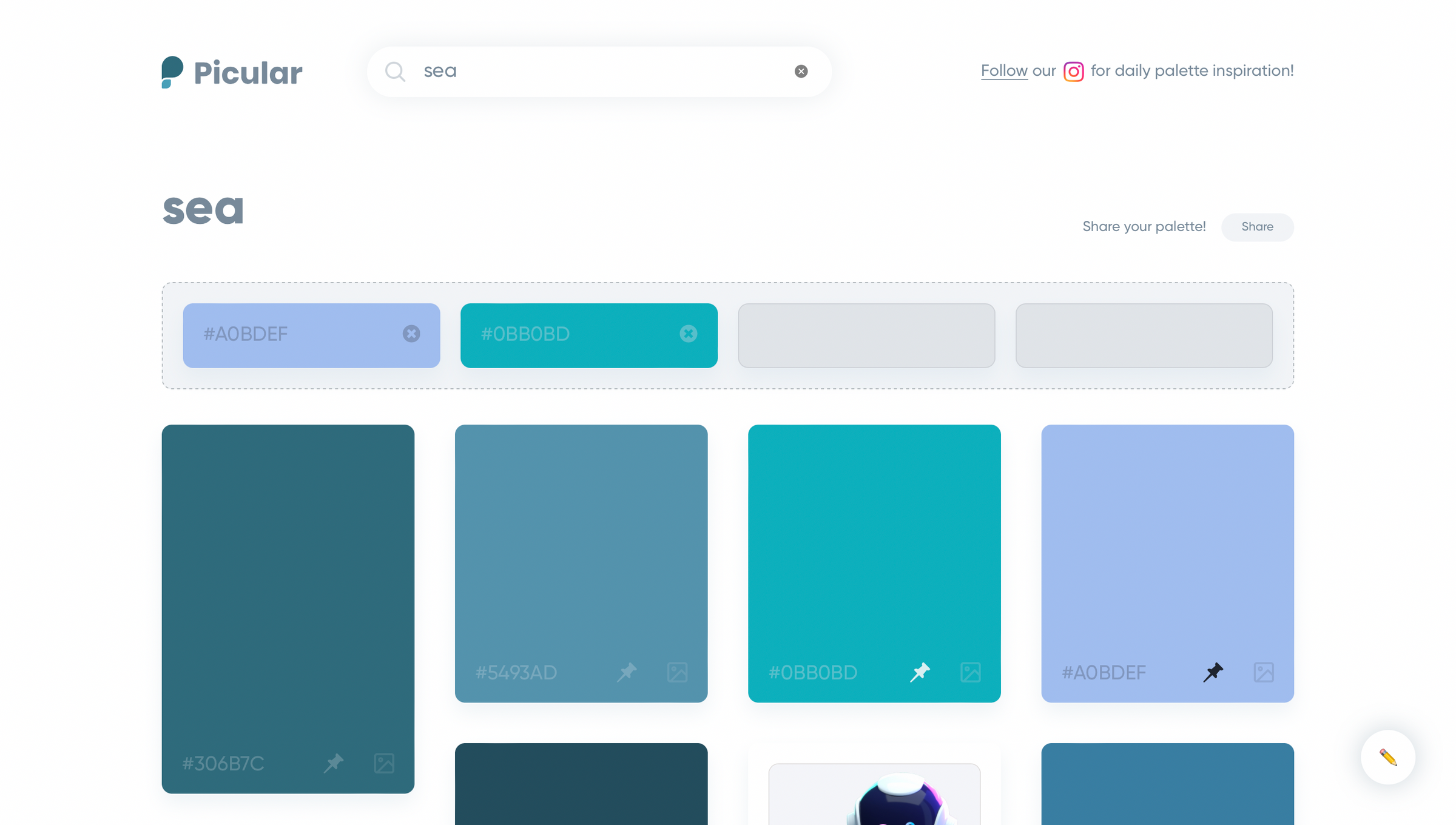 Picular — пошук кольорів за ключовими словами