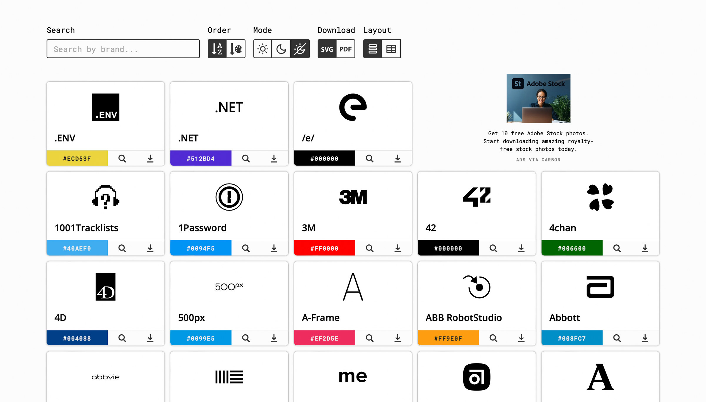 Simple Icons — бібліотека з 2000+ іконок популярних брендів