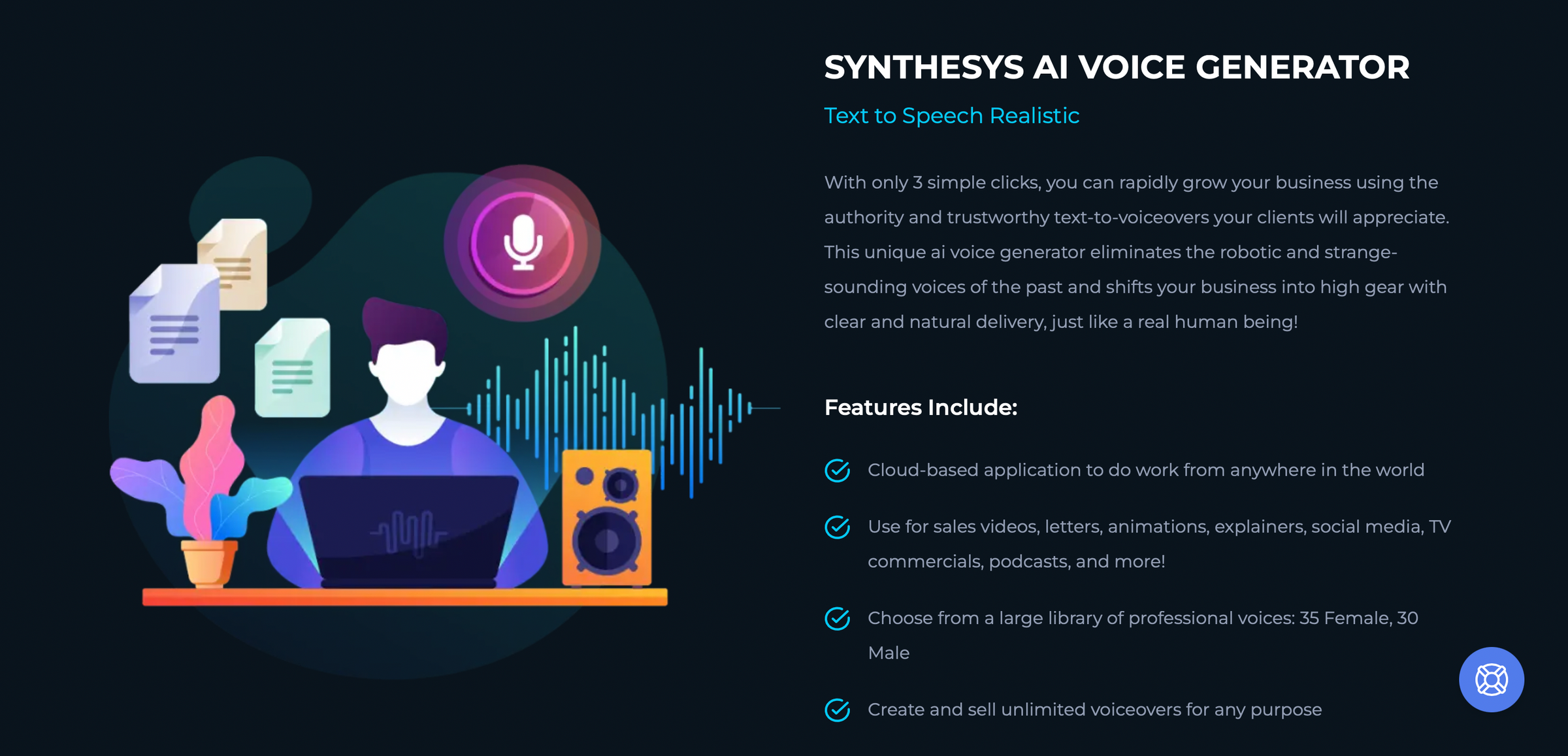 Synthesys — як перетворити текст у голос або відео за допомогою штучного інтелекту