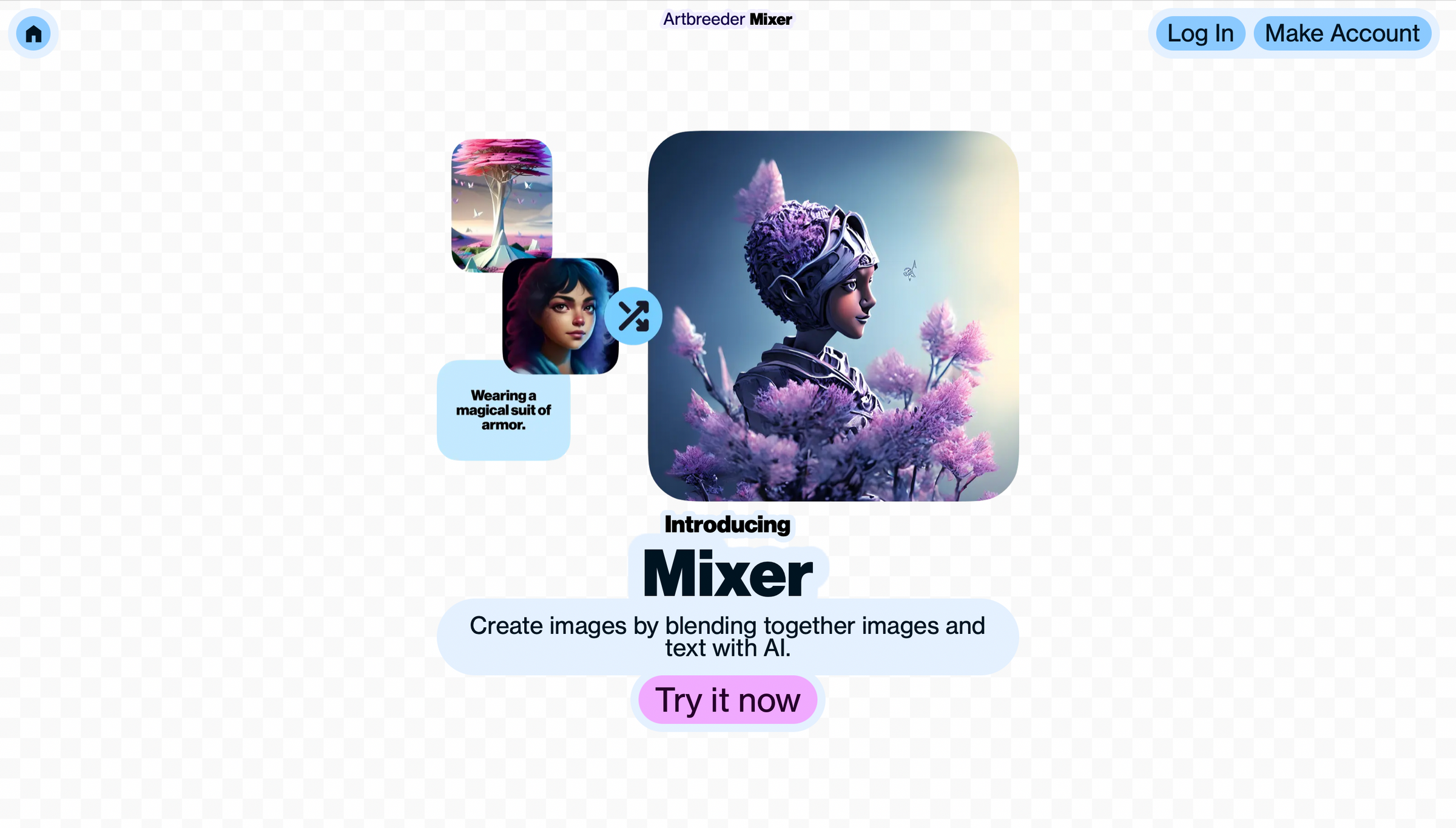 Artbreeder Mixer — AI інструмент для змішування зображень