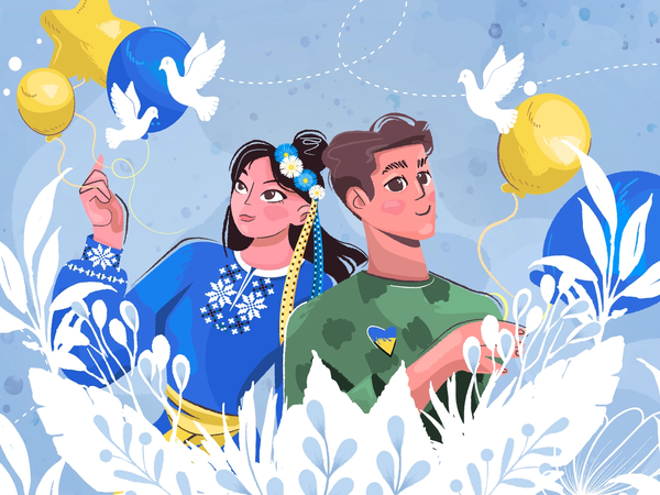 🇺🇦 50 найкращих ілюстрацій на українську тематику c Dribbble