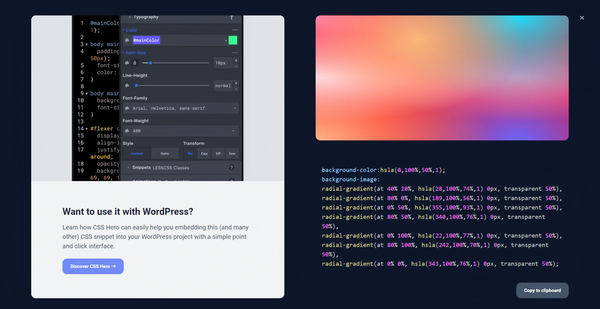 Mesher — CSS генератор градієнтів