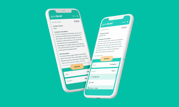 Goodbrief — інструмент для генерації дизайнерських брифів